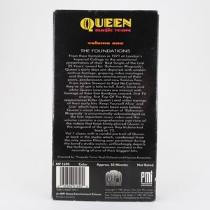 QUEEN VHS Tapes "magic Years" Volumes 1, 2 & 3 (1987) - Etsy