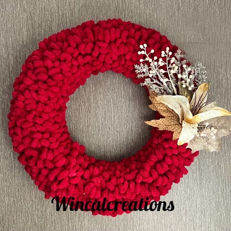 Loop Yarn Wreaths - Etsy