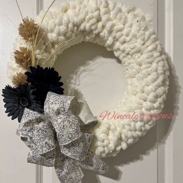 Burlap Loop Wreath - Etsy