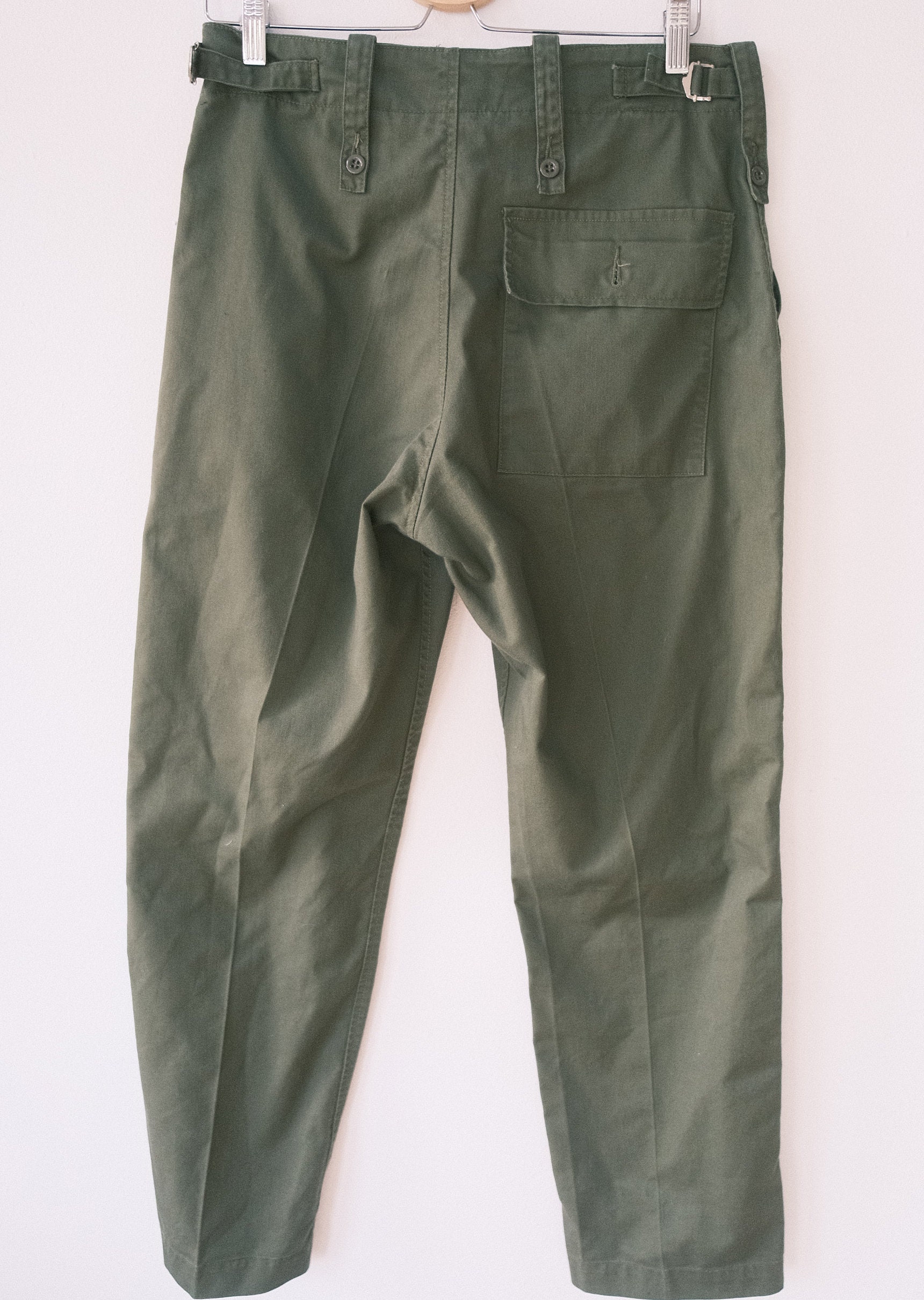 Vintage British Military Chino Army Green Pants - Etsy