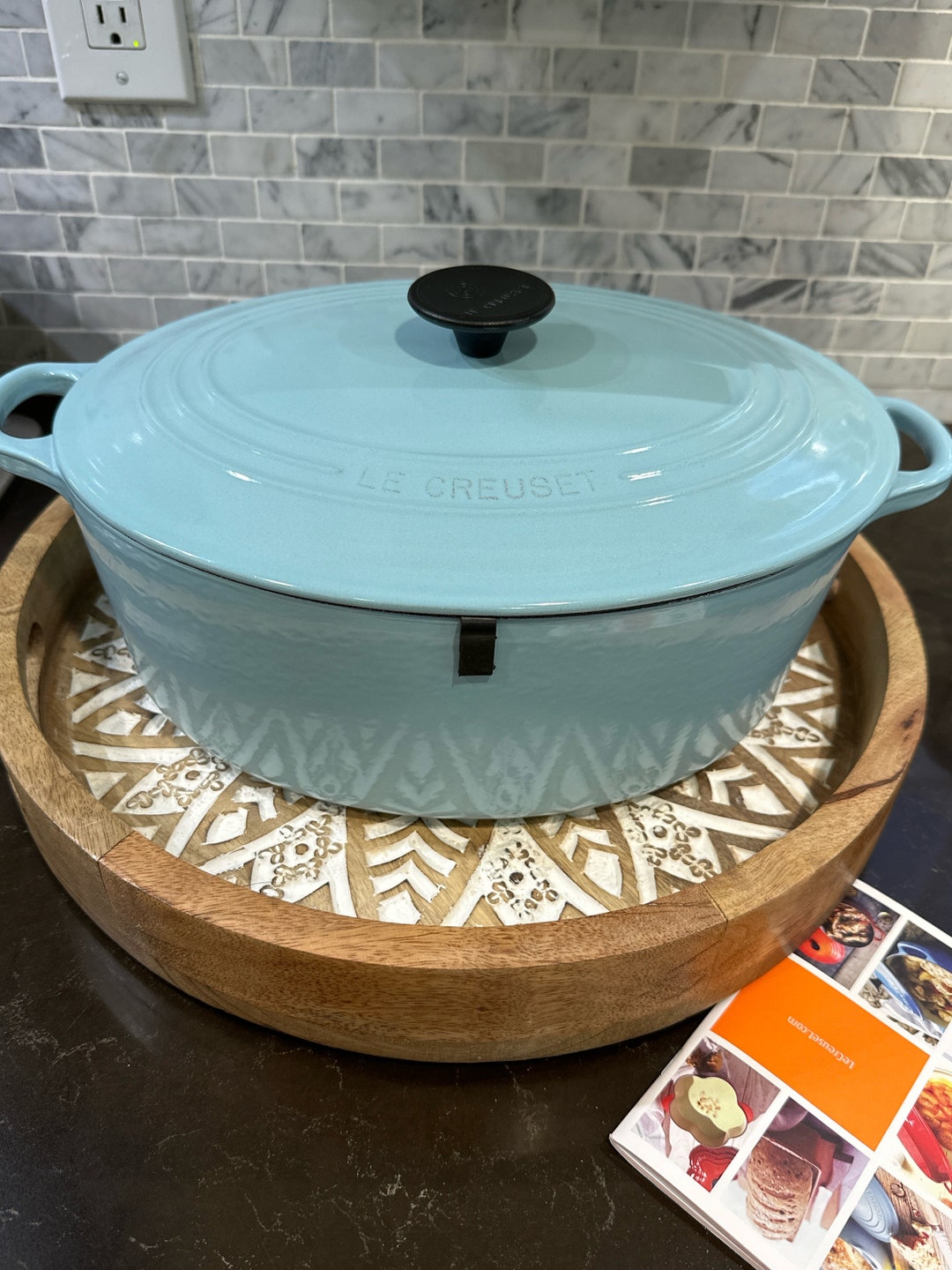 Le Creuset 31 Oval Dutch Oven 6 Qt Iron Enameled Sky Blue France - Etsy