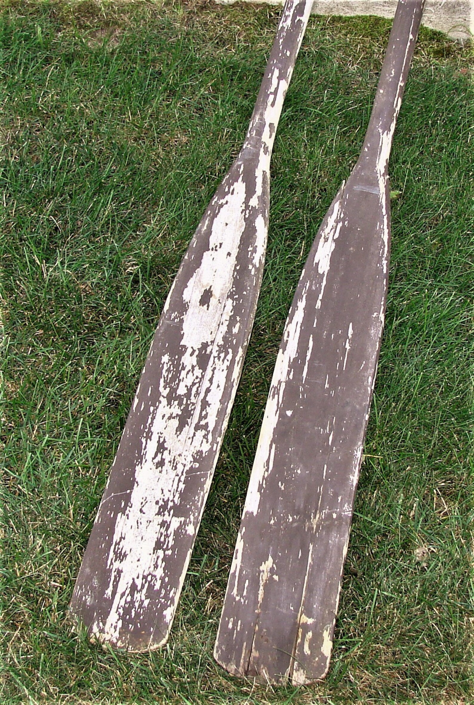 83 1/2 In. Weathered Large Oars / Antique Boat Oars / Northern | Etsy