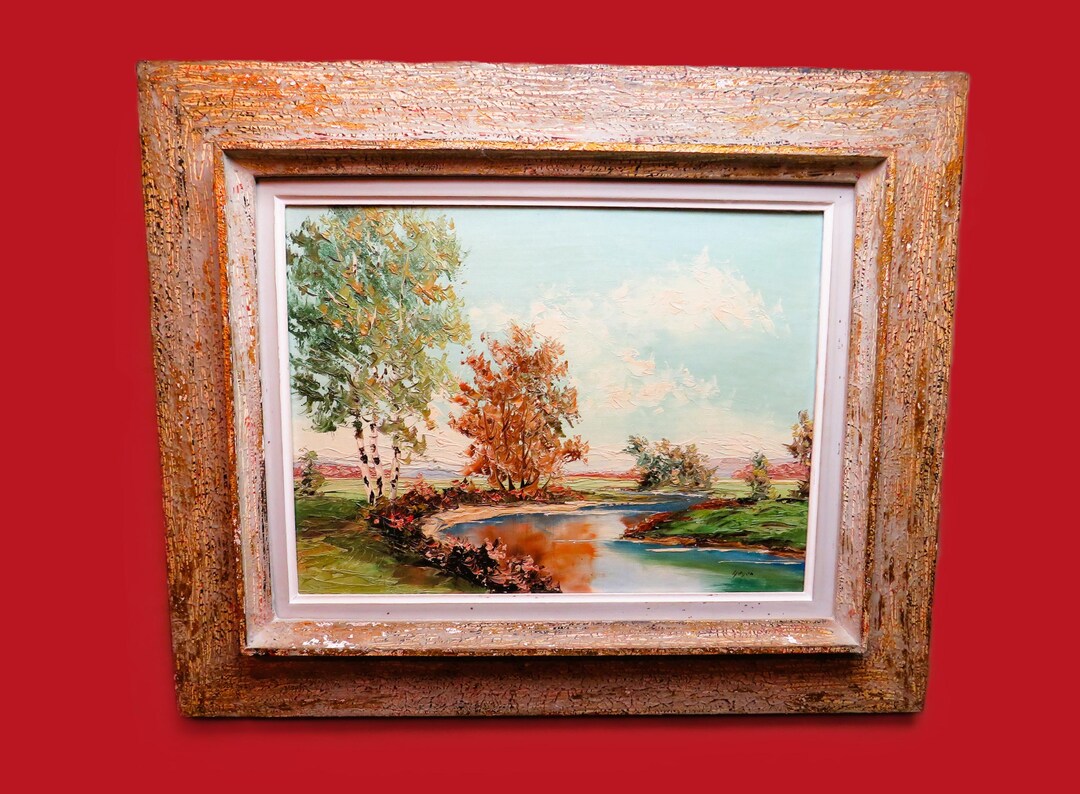 Older Oil on Canvas / Signed Heyer / Fast Safe Free Shipping - Etsy