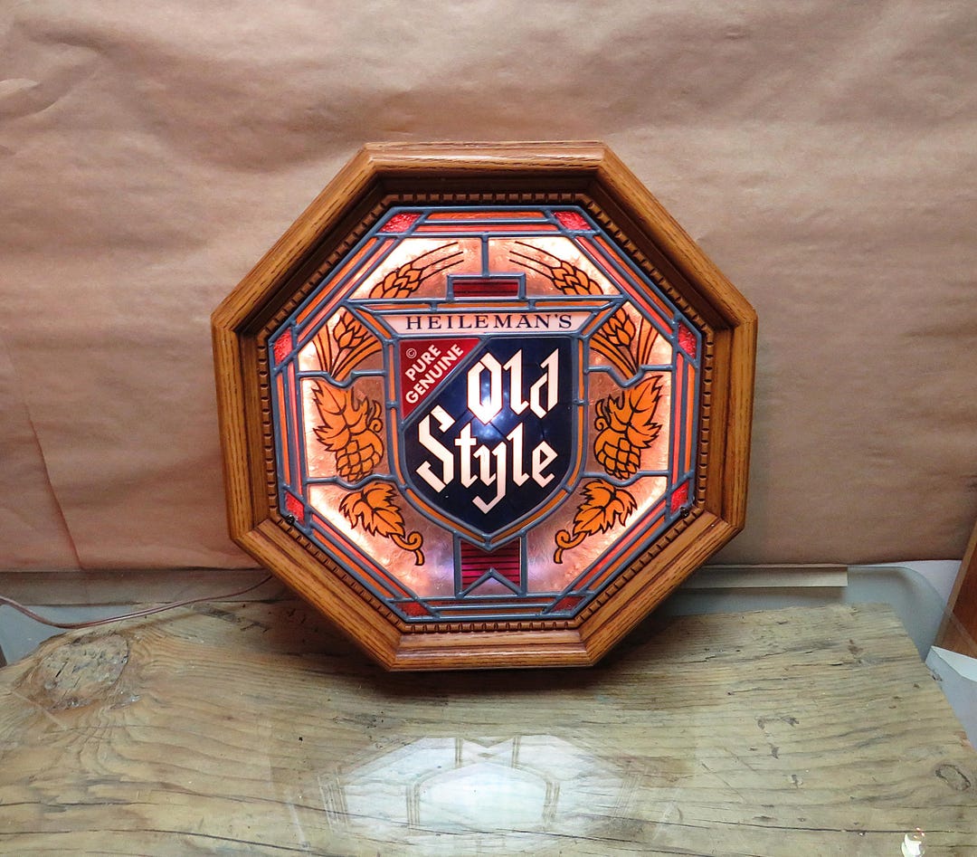 Old Style Beer Sign / Heileman's Old Style Beer Sign / Fast Safe Free ...
