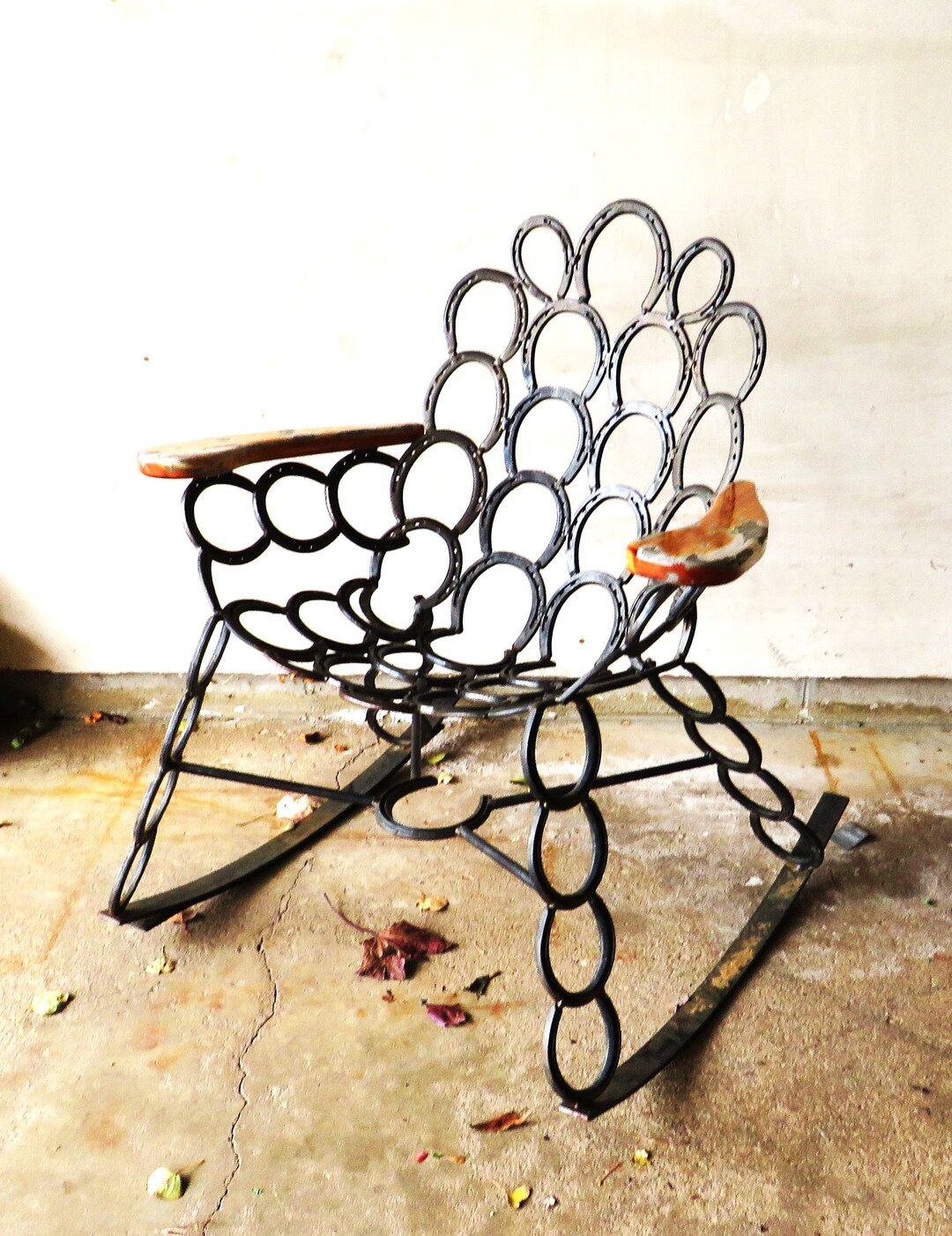 Horseshoe Rocking Chair / Handcrafted / Local Pick-up Only - Etsy