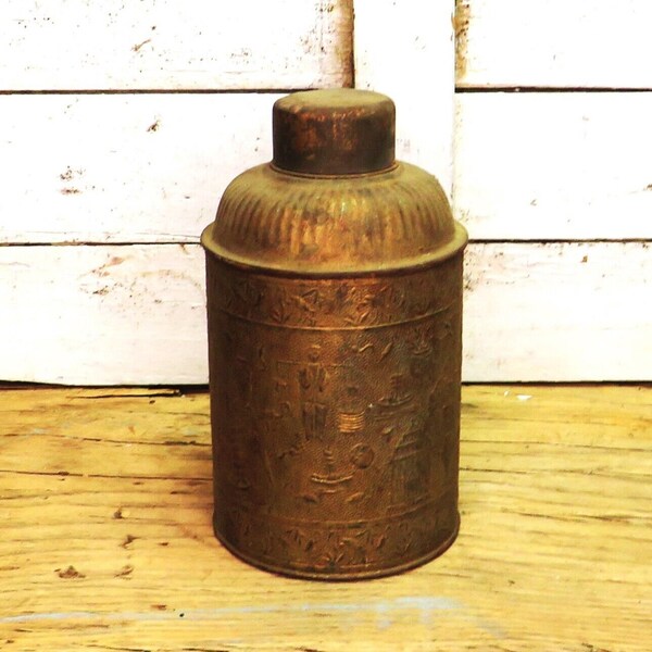 Antique Tea Caddy - Etsy
