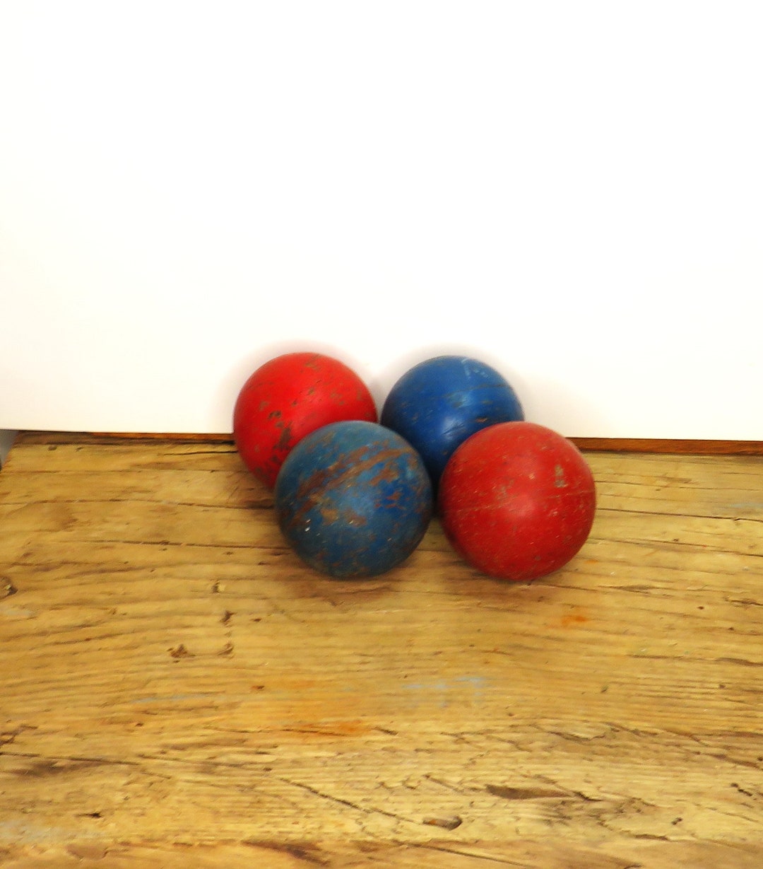 4 Wood Croquet 3 Inch Balls / Fast Safe Free Shipping - Etsy