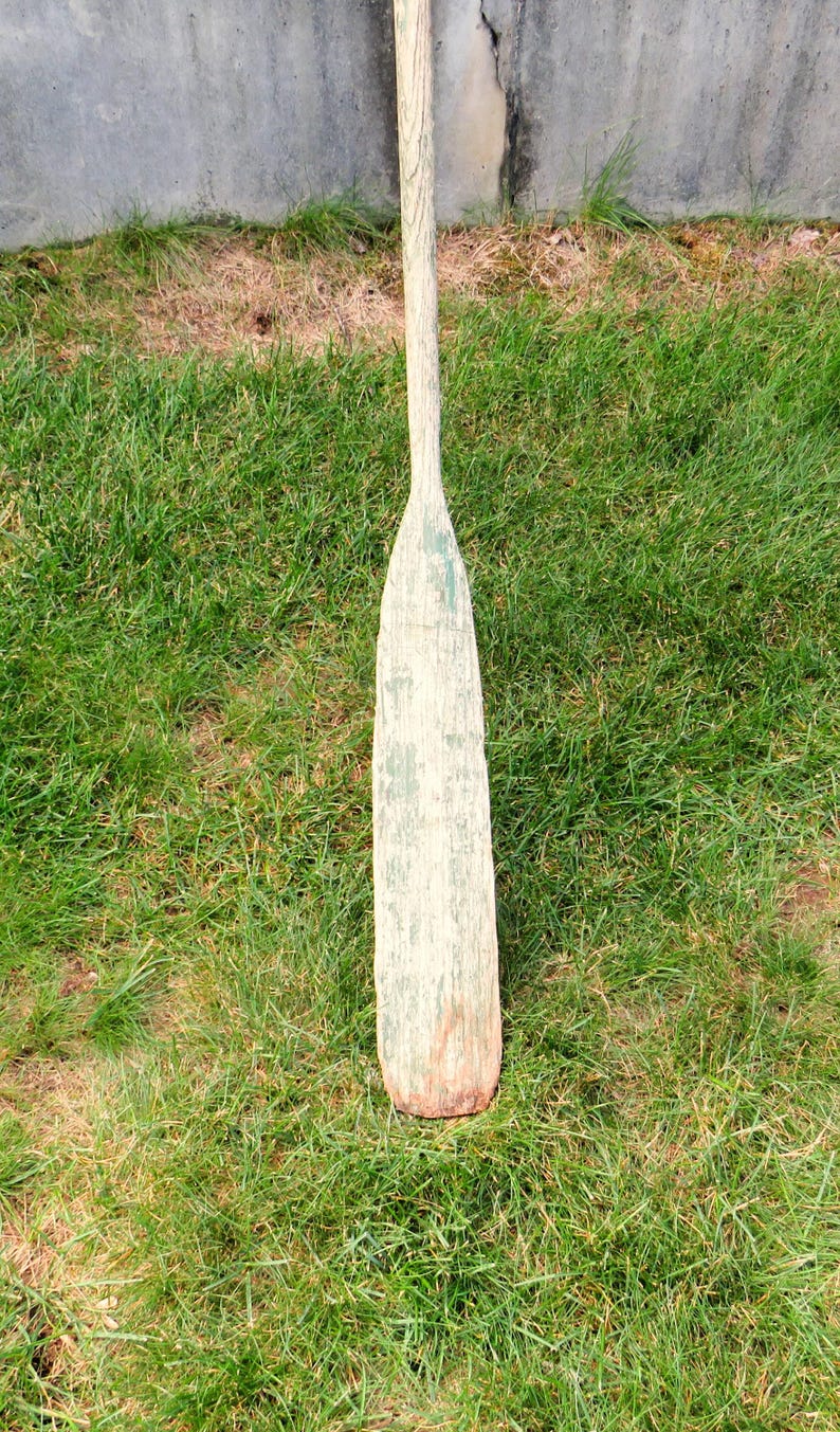Rustic Boat Oar: Distressed Patina, Cabin Decor (71 Inches) - Etsy