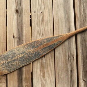 Rustic Canoe Paddle Wall Decor / Lake Michigan Find / Fast - Etsy