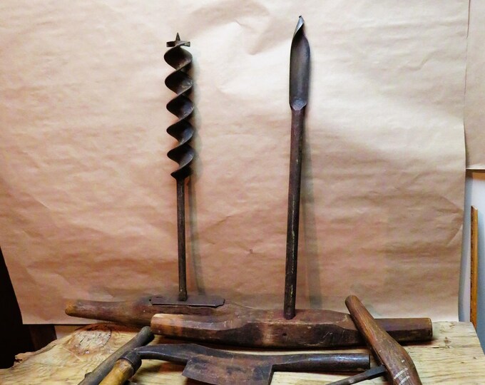 Antique Drill Augers / Barn & Log Home Log Drills / Fast Safe Free ...