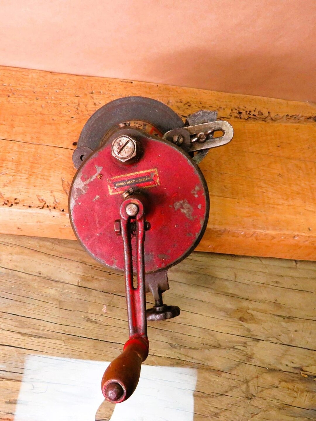 Hand Crank Grinder / WARDS Bench Mount Grinder / Fast Safe Free ...