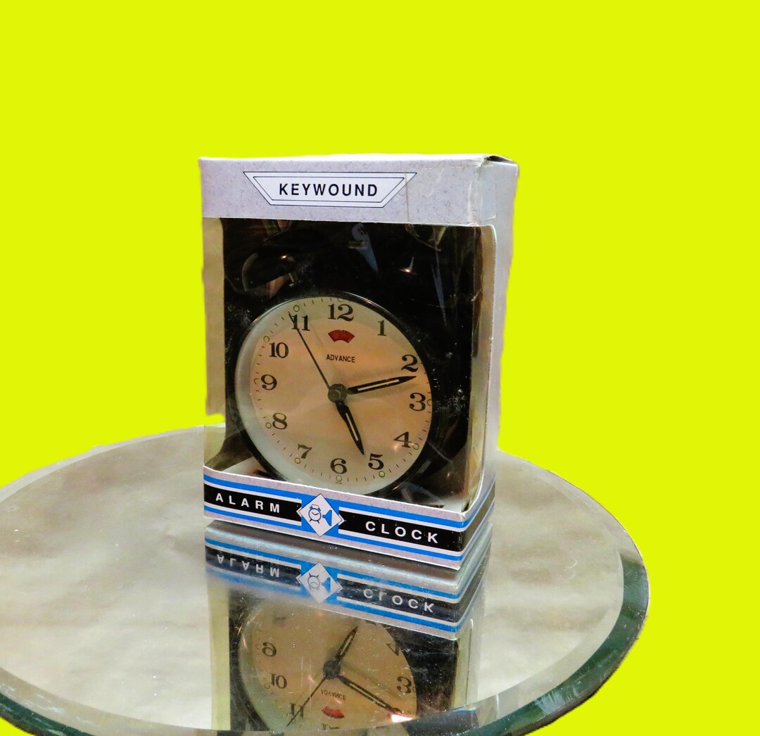 Vintage Keywound Alarm Clock, New Old Stock, Luminous Hands - Etsy