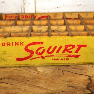 Old Squirt Soda Case / 24 Bottle Wooden Case / Fast Safe Free - Etsy