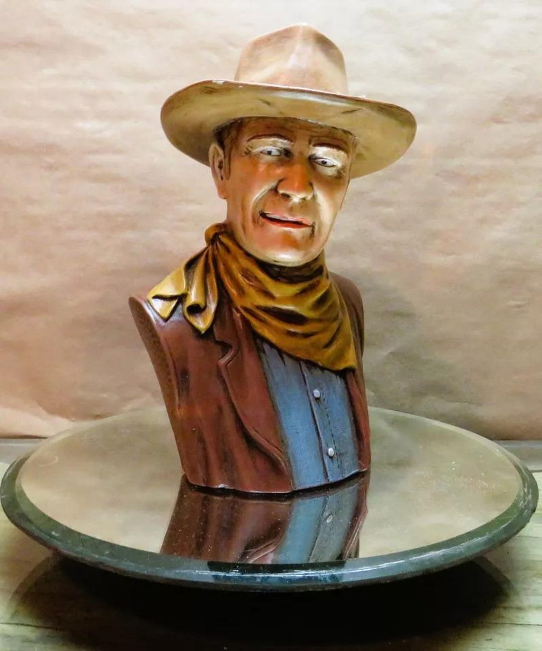 John Wayne Bust Ceramic Bust "the “duke” / Fast Safe Free Shipping - Etsy