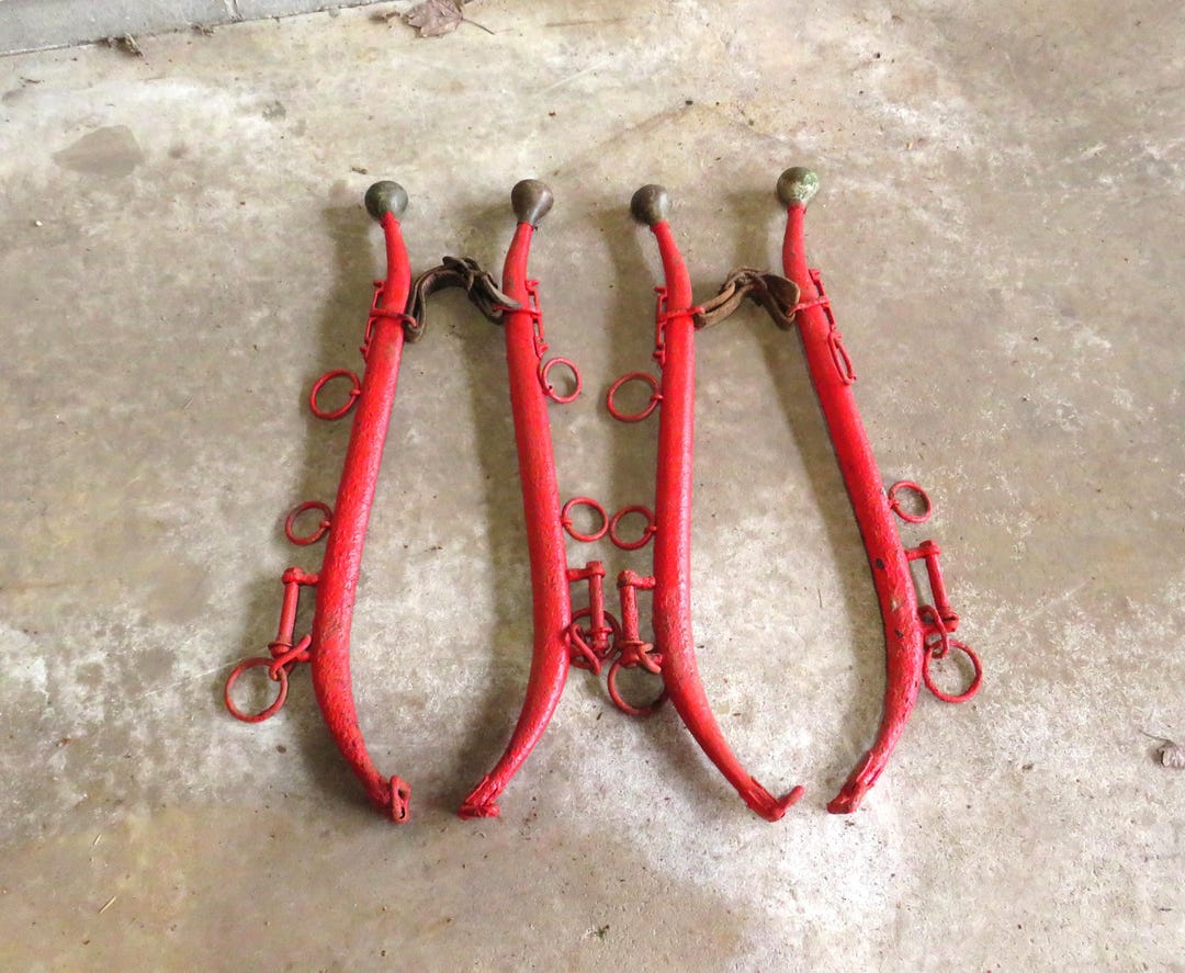 Both Horse Hames Sets / With Leather Straps & Rings / Fast Safe Free ...