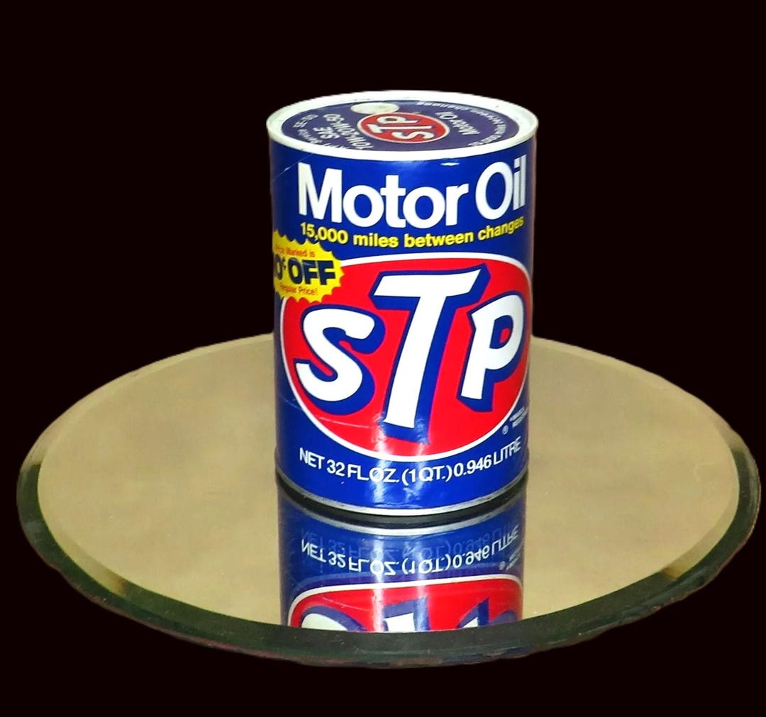 STP Motor Oil / NOS Cardboard Can / 10W 20W-50 Quart 1980 - Etsy