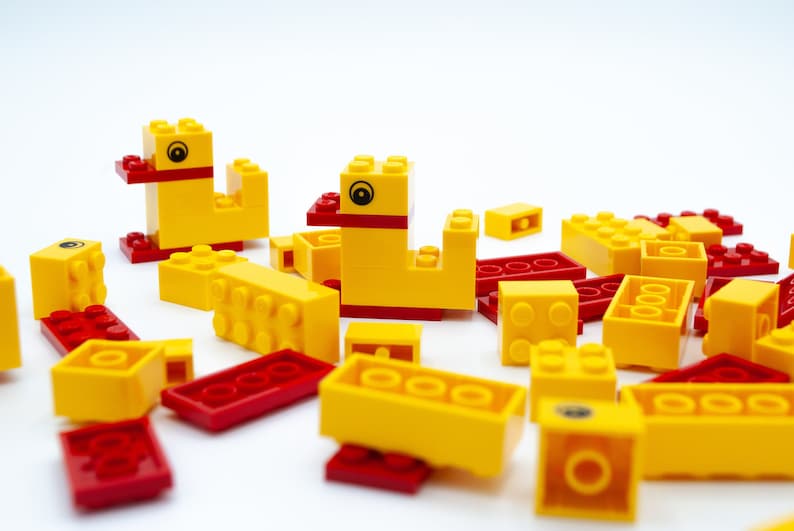 LEGO Ducks (NEW), 5 Pack, for LEGO Serious Play Workshops, Team ...