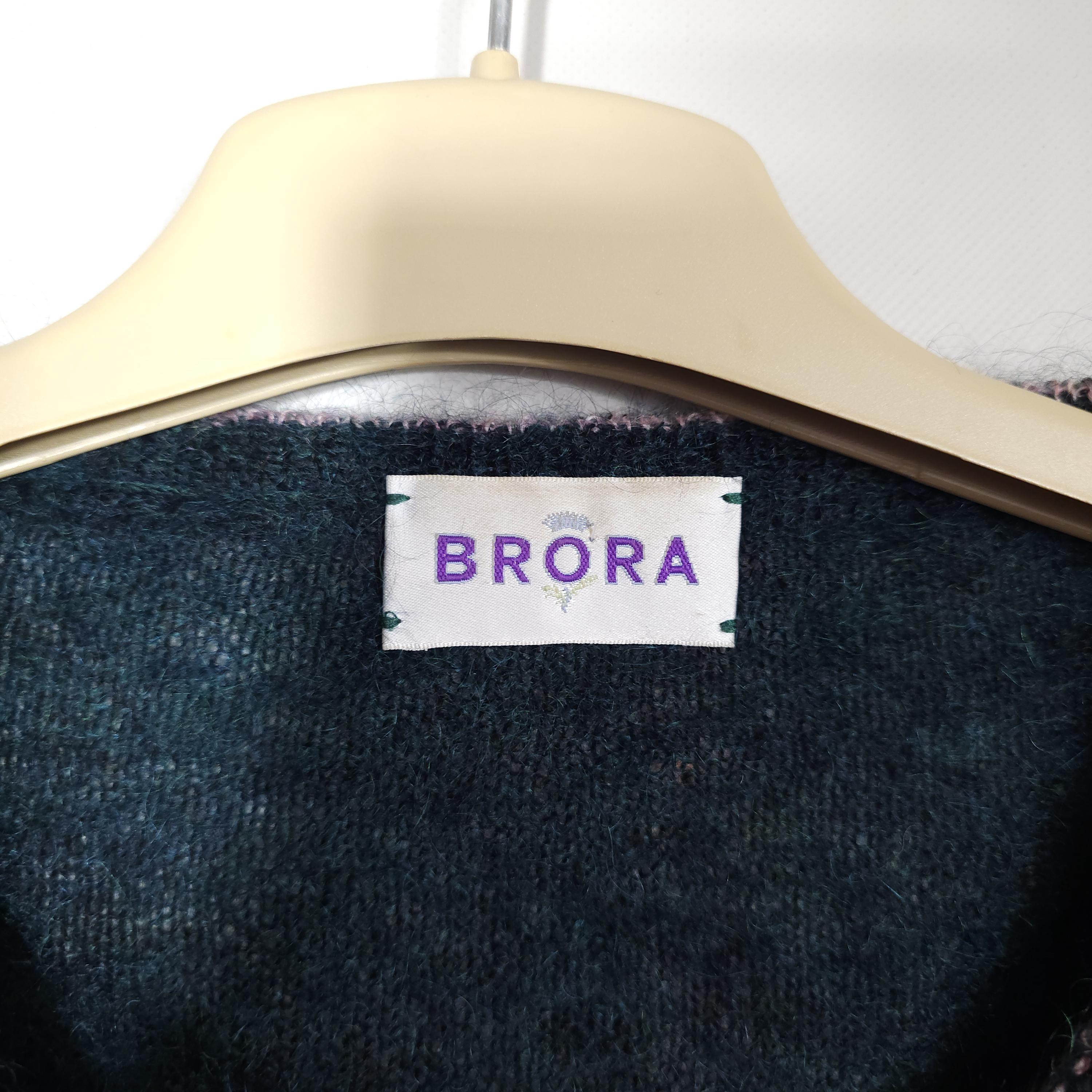 Brora Superkid Mohair Cardigan Hairy Lightweight Short Womens Size UK ...