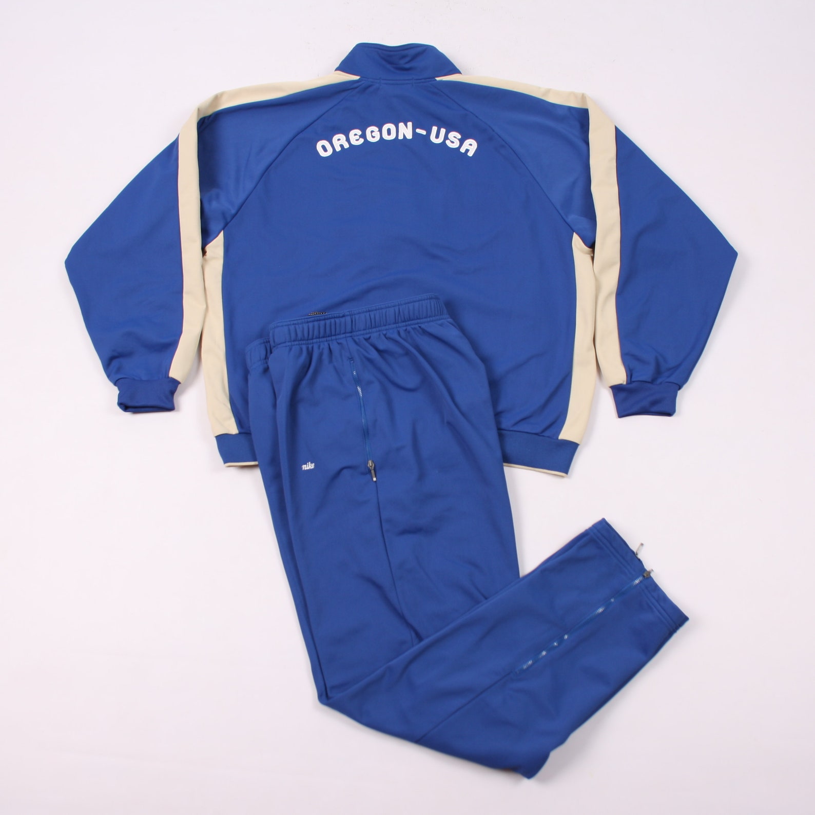 Vintage 90s 00s Nike Oregon USA Track Suit Full Set Jacket Pants Y2K ...