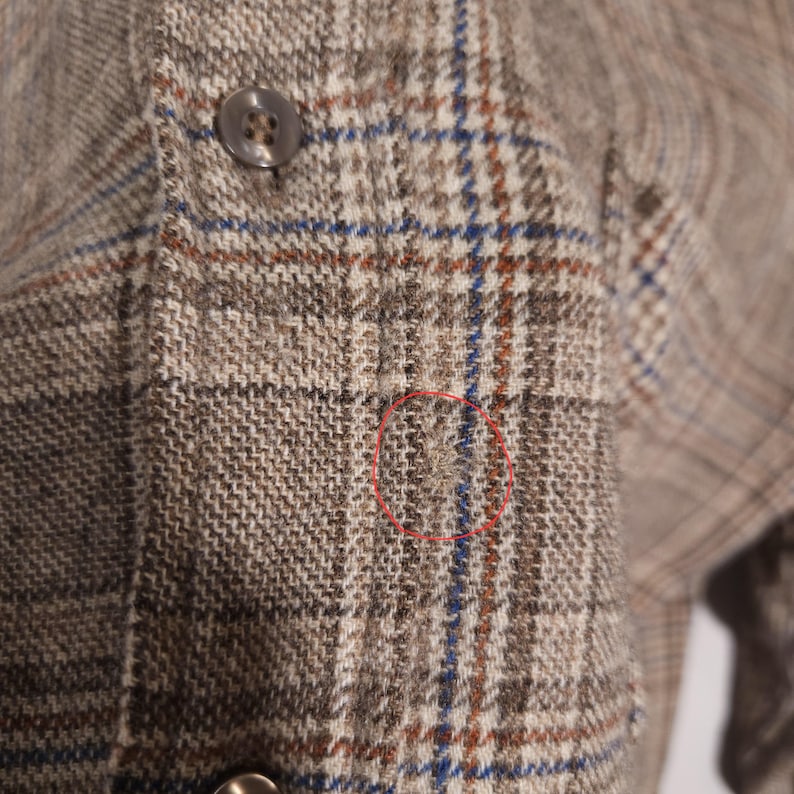 Vintage Pendleton Wool Flannel Shirt Button up Plaid Made in USA Mens ...