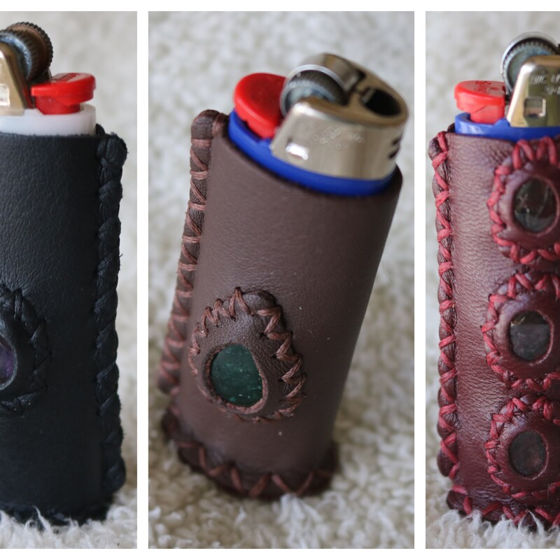 Leather Lighter Cover - Etsy