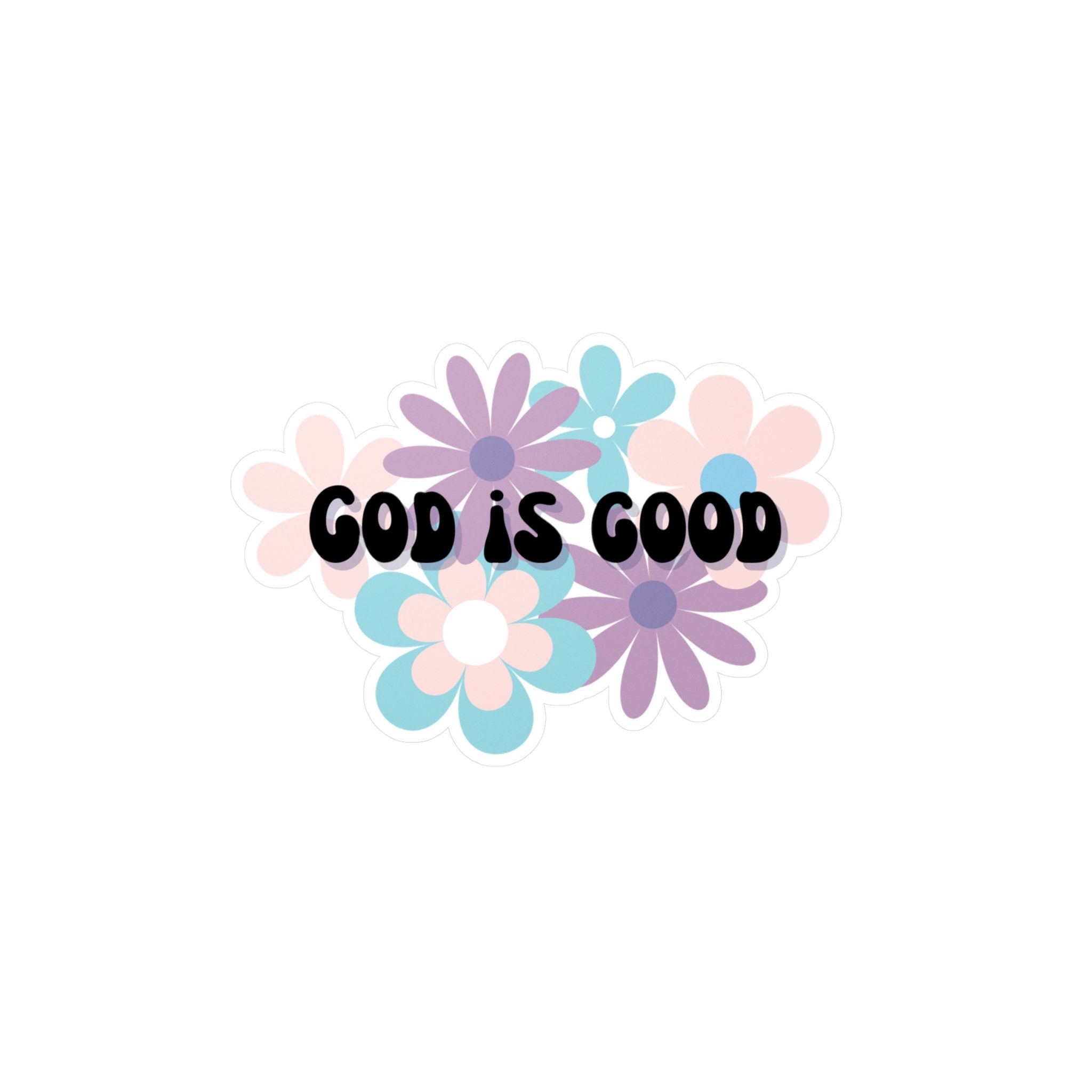 God is Good Vinyl Decals Floral Christian Jesus Bible Sticker - Etsy