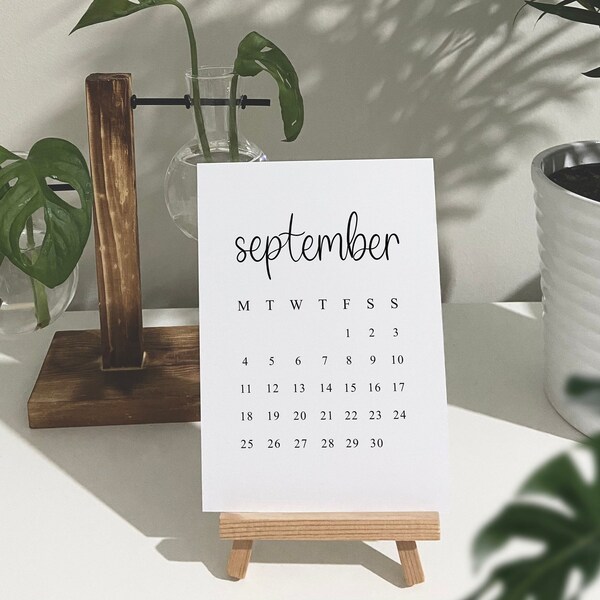 Easel Calendar - Etsy