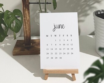 Mini Desk Calendar | Etsy