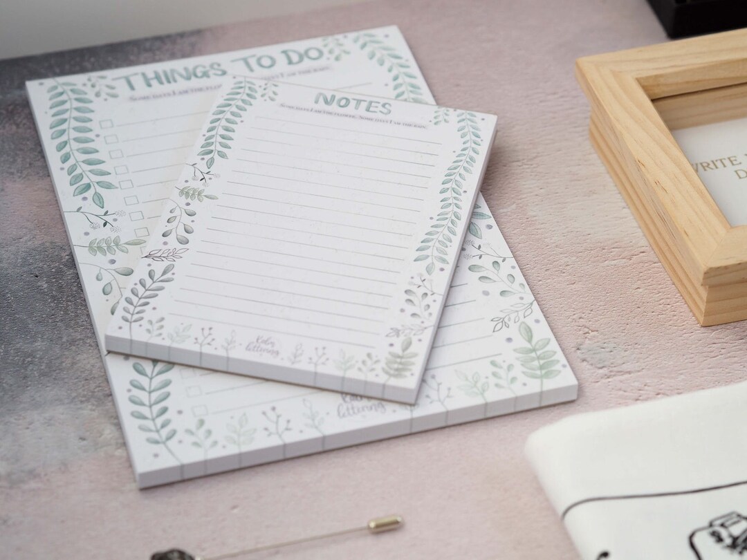 Things to Do Notepad, A6 or A5, to Do List, Back to School, Uni, June ...