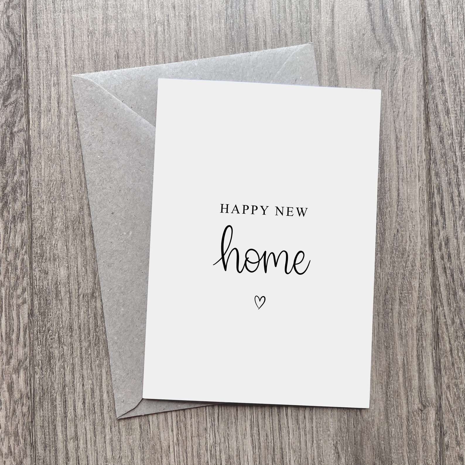 Happy New Home Card, First Home Card, Moving in Gift, House Warming ...