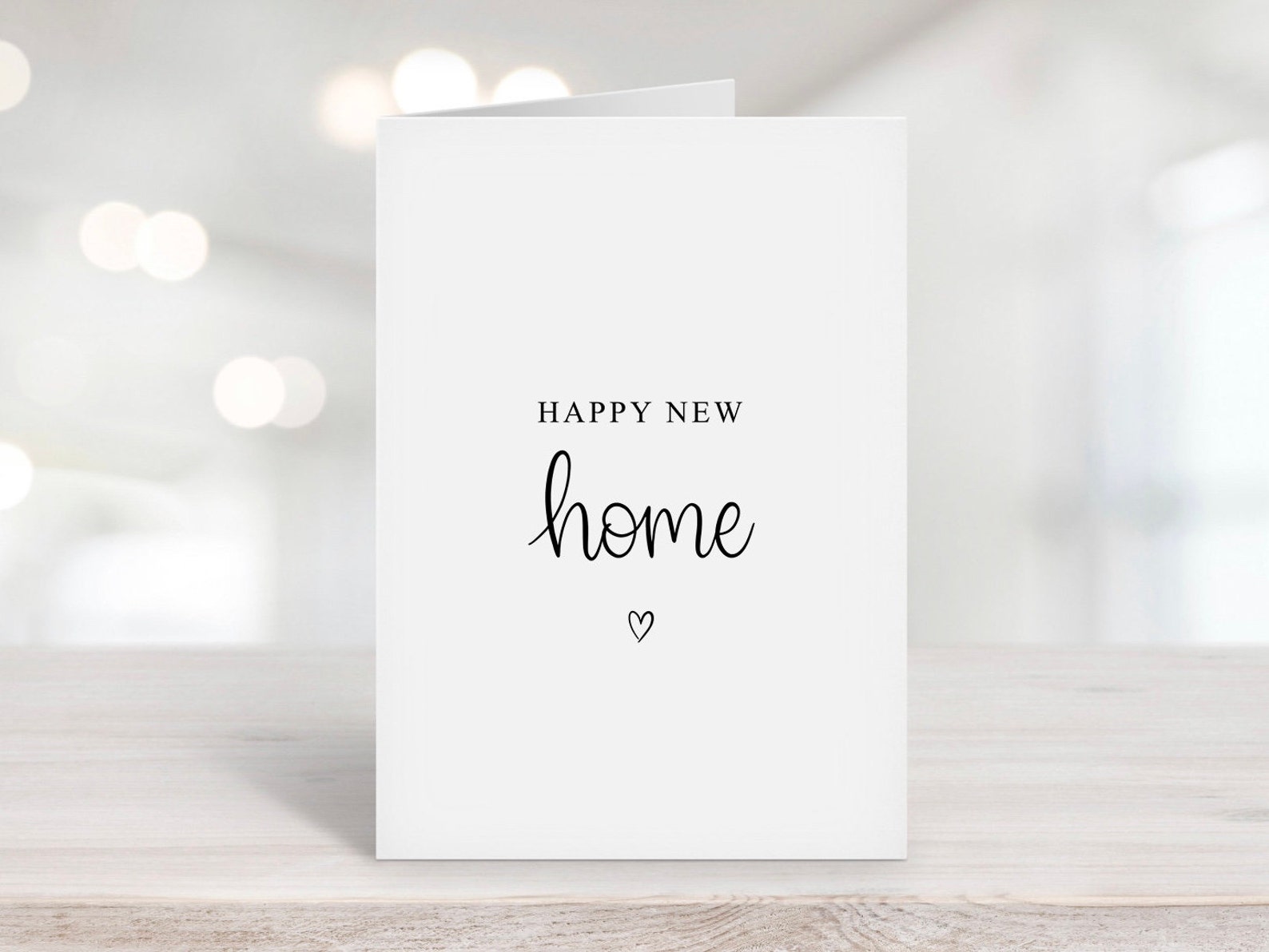 Happy New Home Card, First Home Card, Moving in Gift, House Warming ...