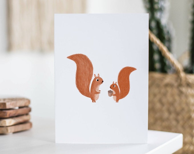 Anatomy of A Squirrel Card - Etsy Canada