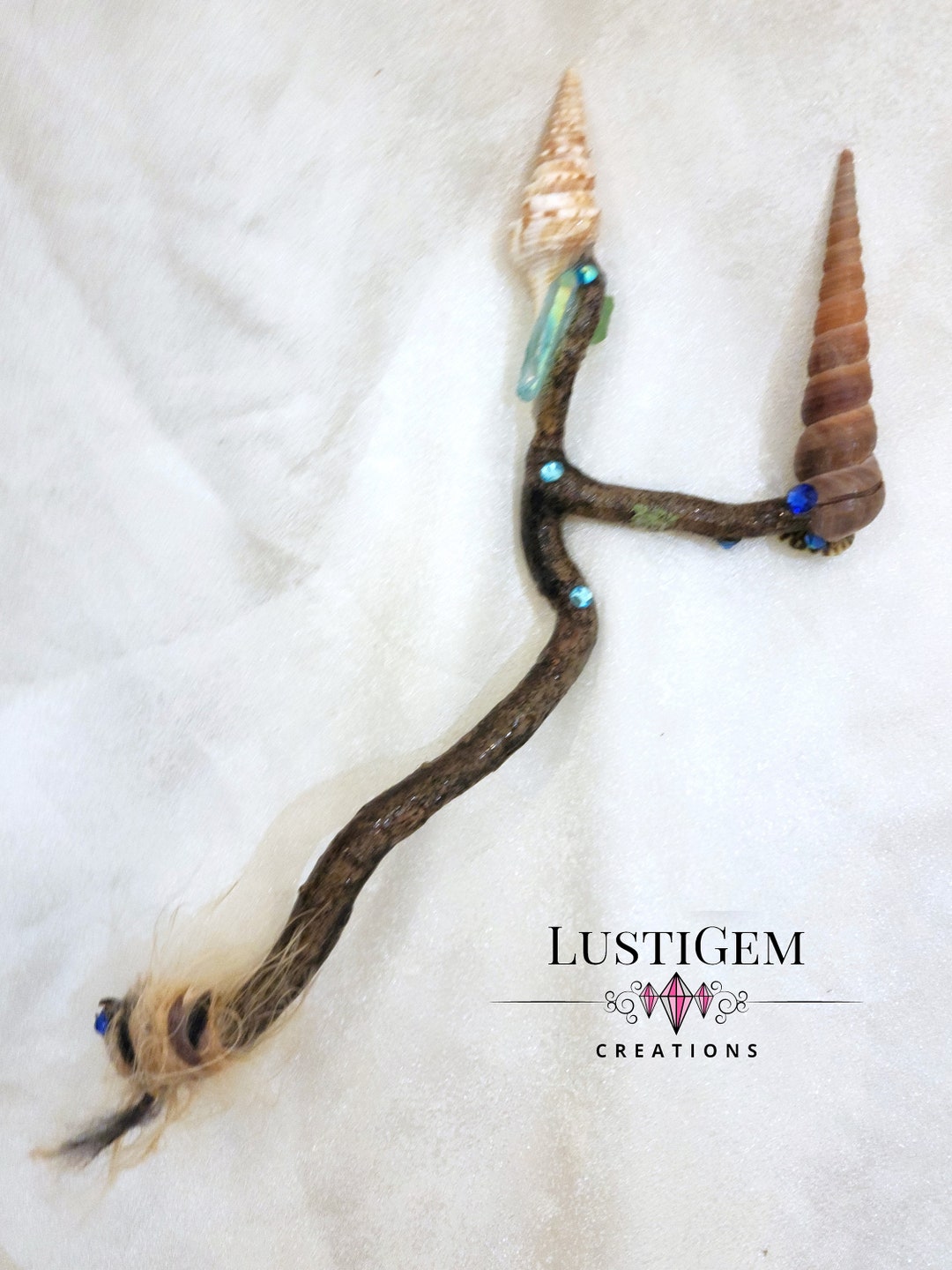 Poseidon's Broken Trident Magic Wand; Talking Stick; Prayer Stick ...