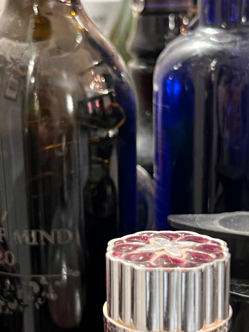 Unicorn Blood Altar Bottle, Upcycled Wine Bottle Art With Rainbow Horn ...