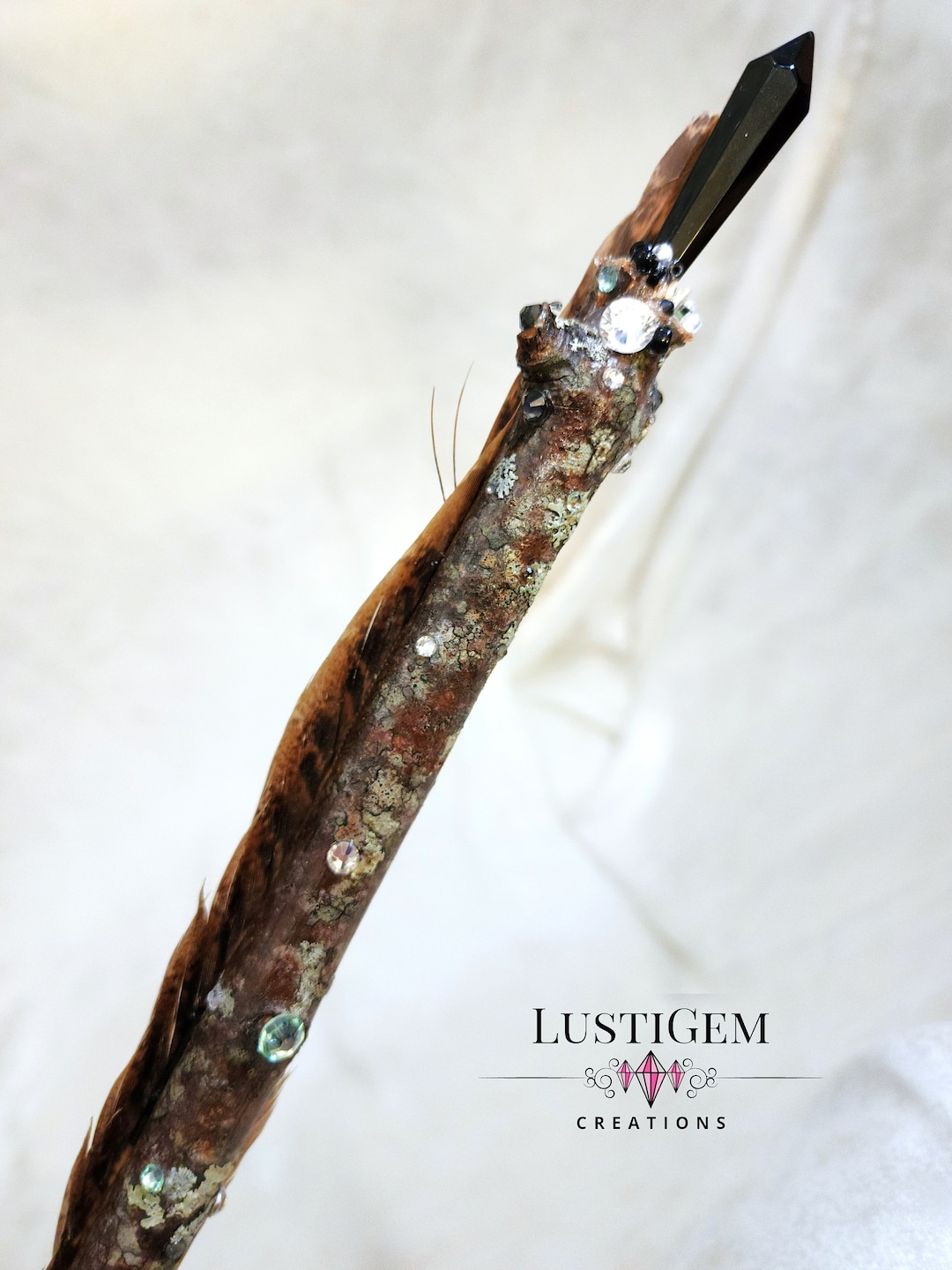 Black Magic Wand Talking Stick Prayer Stick Appalachian Woods ...