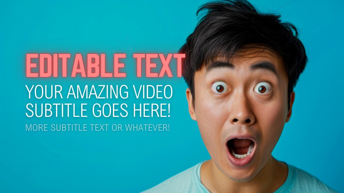 1000 Youtube Thumbnail Faces With Editable Templates | Includes Canva ...