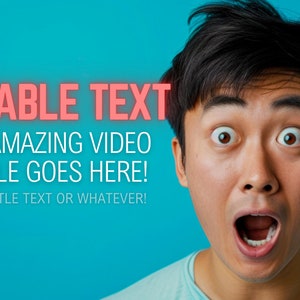 1000 Youtube Thumbnail Faces With Editable Templates | Includes Canva ...