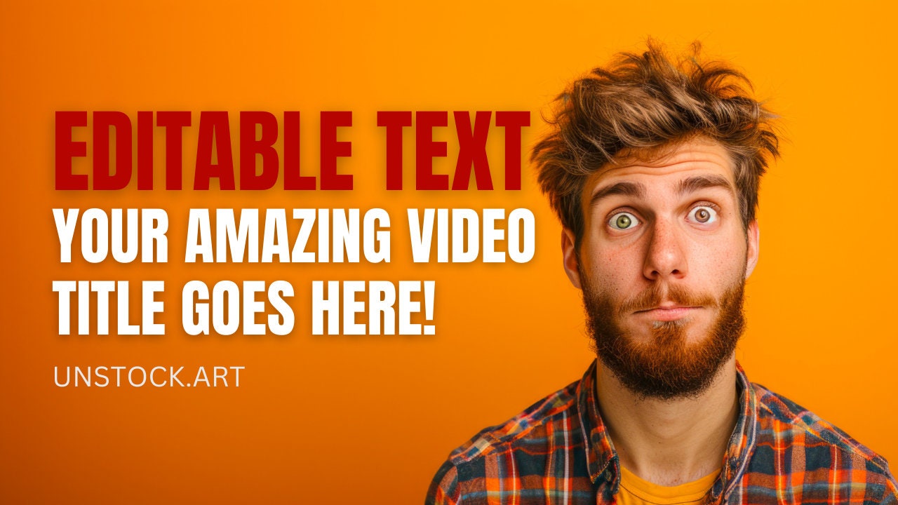 1000 Youtube Thumbnail Faces With Editable Templates | Includes Canva ...