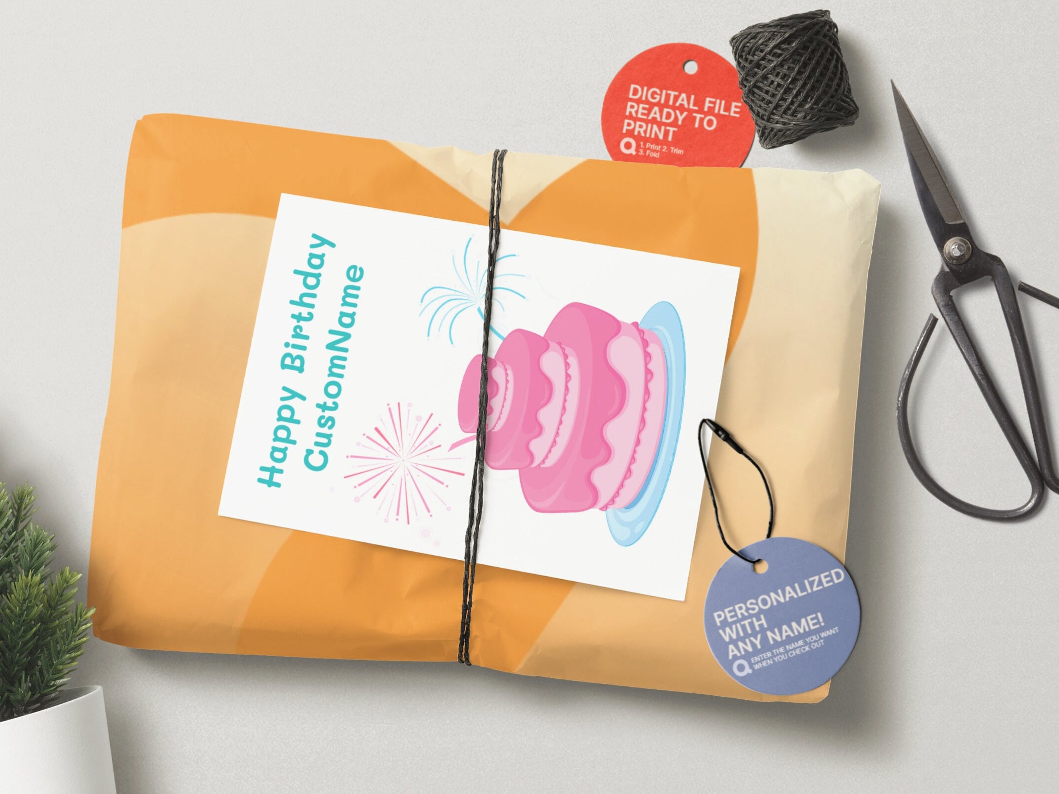 Personalized, Printable Birthday Card Customized With Your Friend's ...