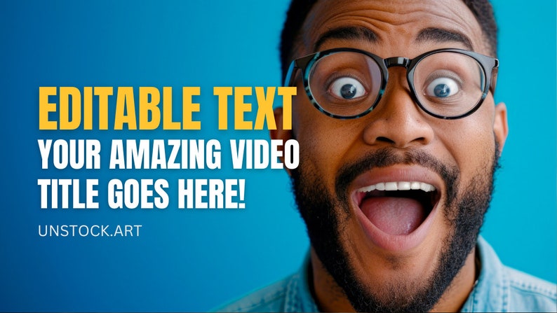 1000 Youtube Thumbnail Faces With Editable Templates | Includes Canva ...