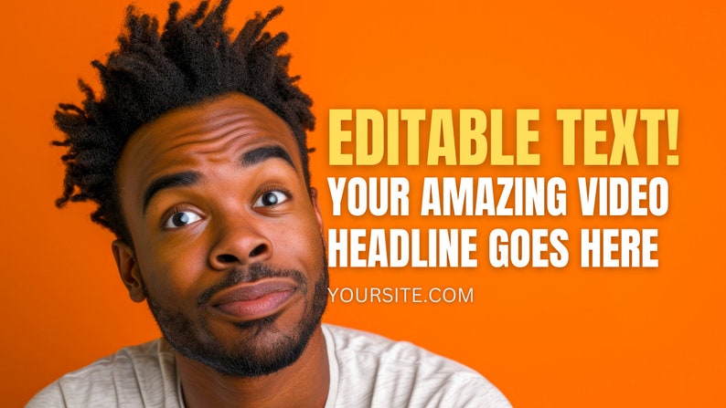 1000 Youtube Thumbnail Faces With Editable Templates | Includes Canva ...