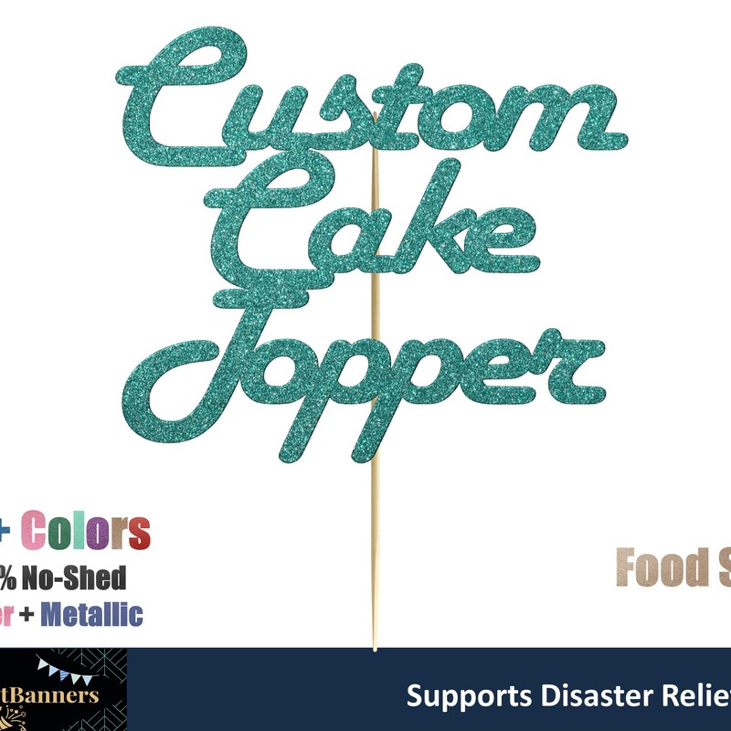 Custom Cake Topper - Etsy