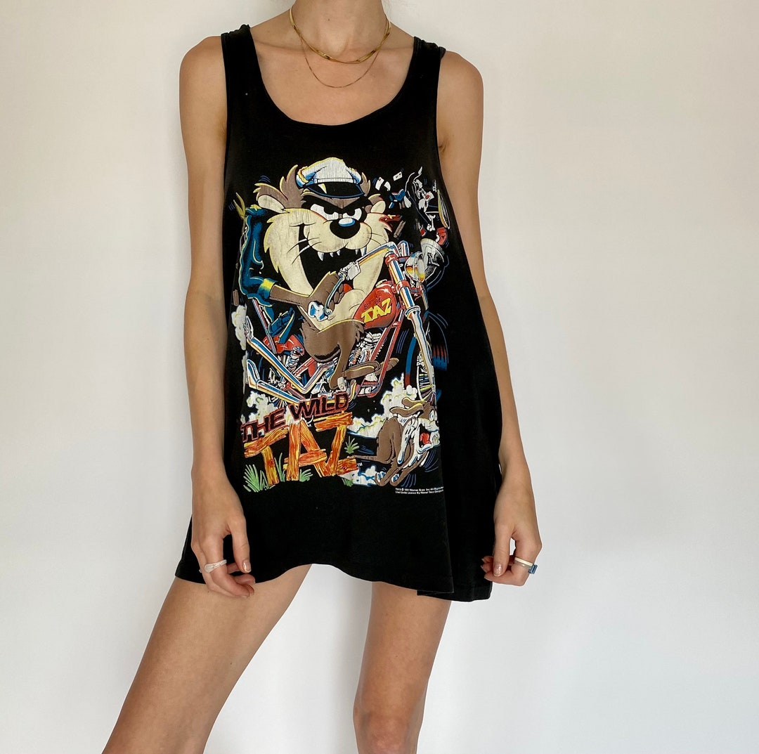 Vintage Tazmanian Devil Tank Top (XL) - Etsy
