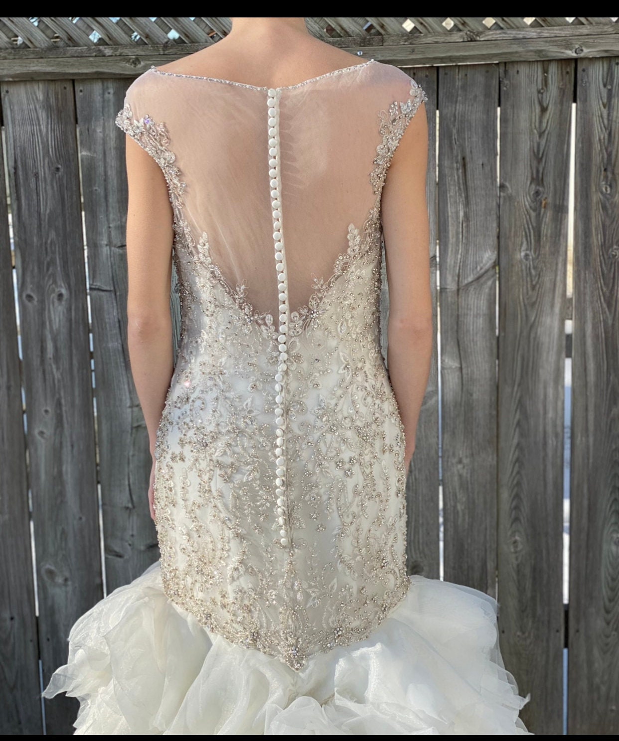 Kleinfeld Daniel Basso Wedding Dress/gown 2-4 - Etsy