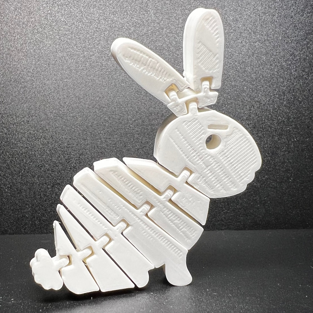 3D Printed Flexi Bunny - Etsy