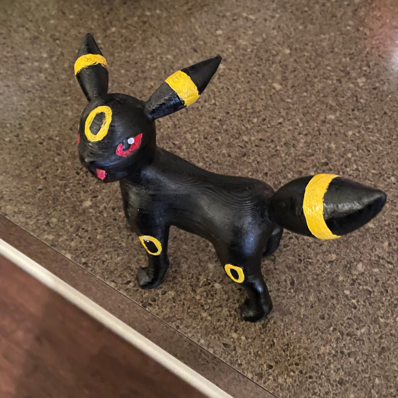 3D Printed Painted Umbreon Figurine - Etsy