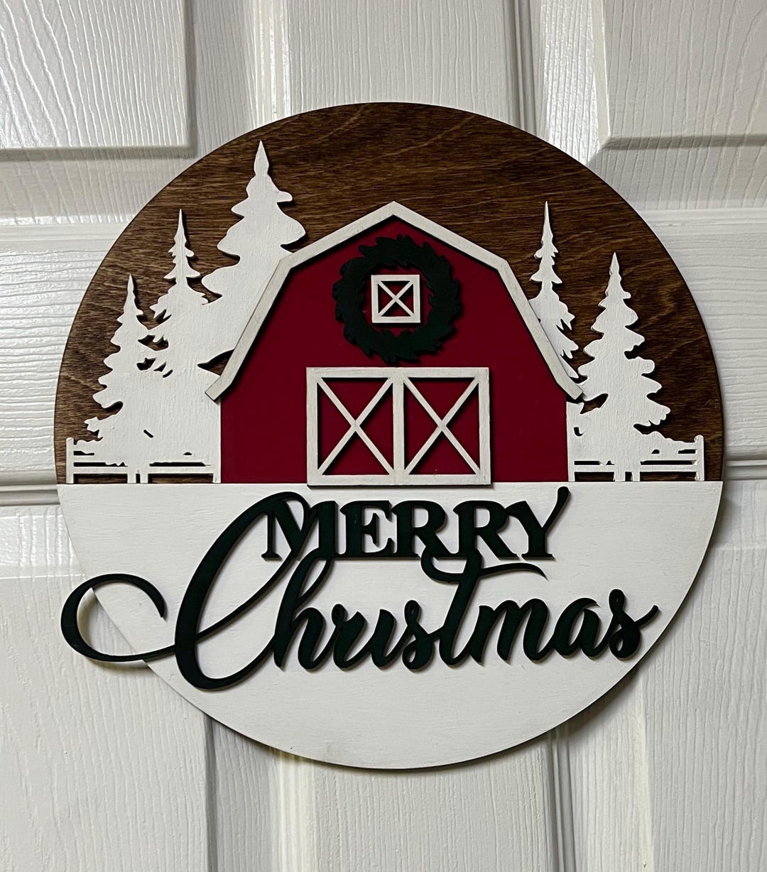 Rustic Christmas Barn Sign, Christmas Decor Indoor, Christmas Decor ...