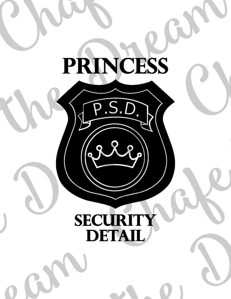 Princess Security Detail SVG, Cute Princess Brother T-shirt SVG ...