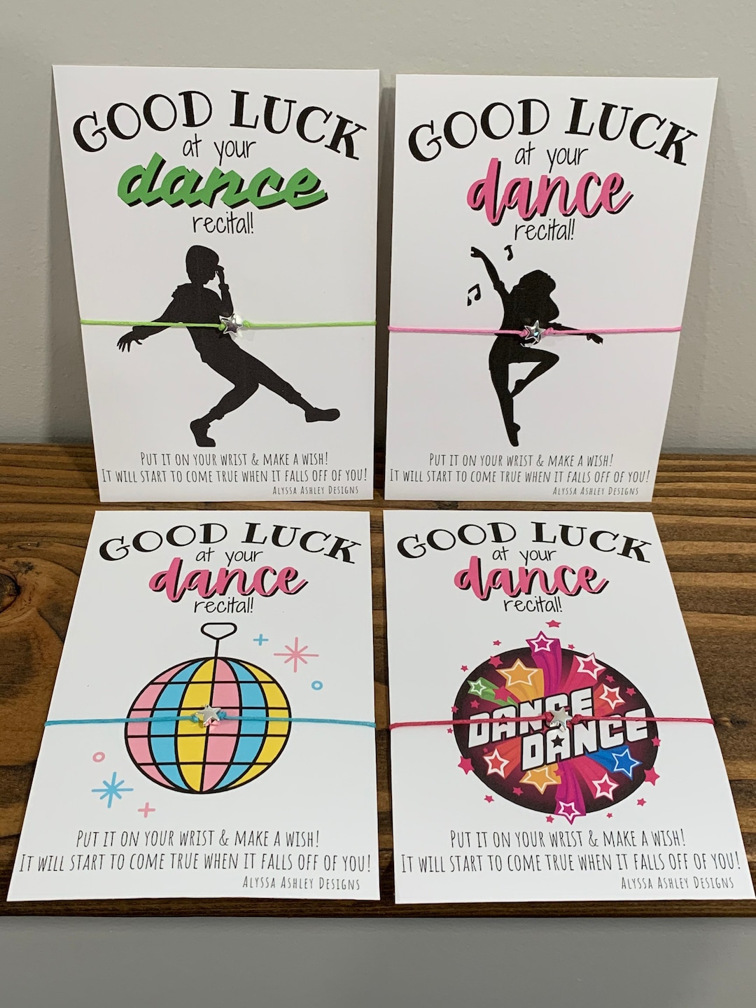 Dance Recital Good Luck Wish Bracelet - Etsy
