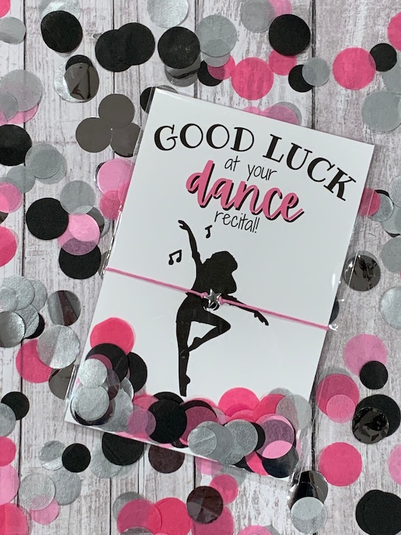 Dance Recital Good Luck Wish Bracelet ballet tap hip hop | Etsy